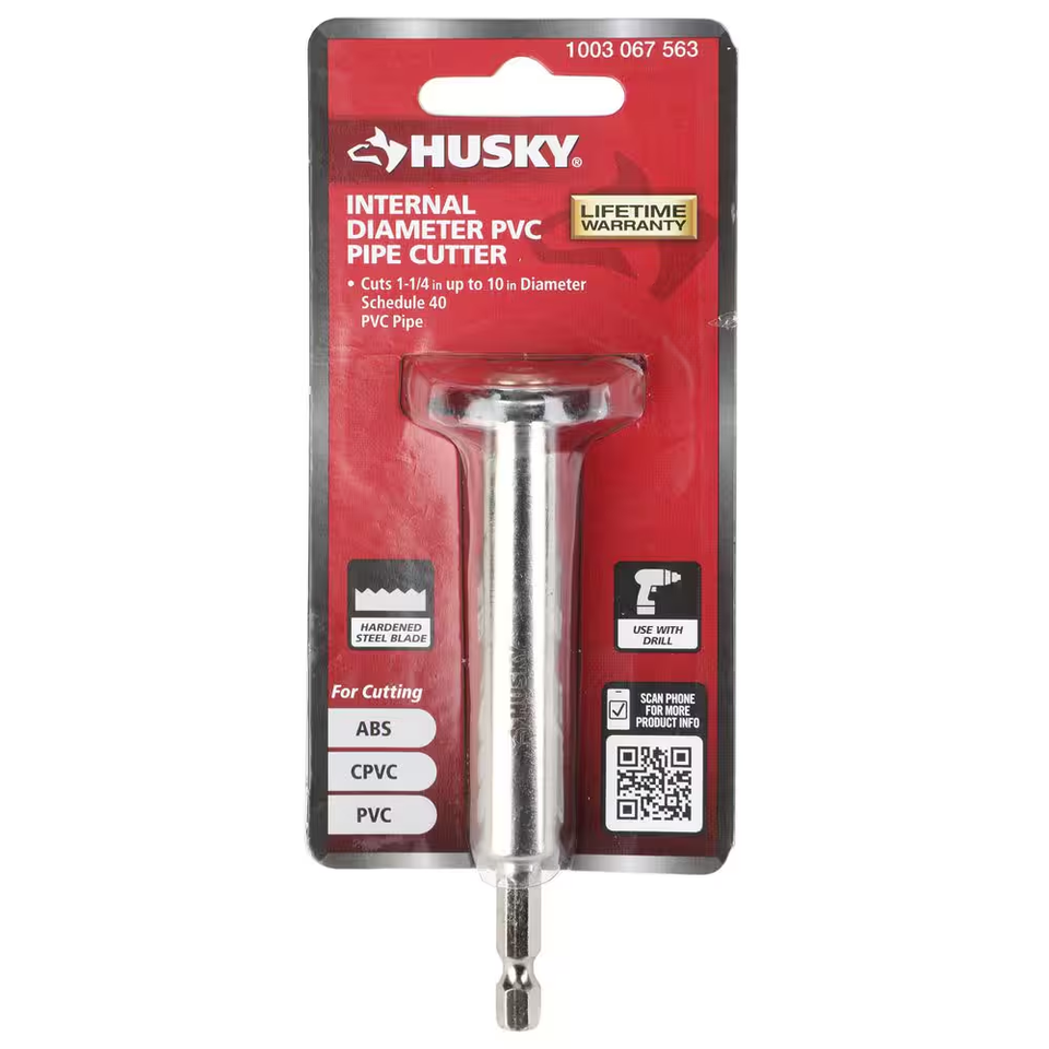 Internal Diameter PVC Pipe Cutter for 1-1/4 In. up to 10 In. Pipe | eBay