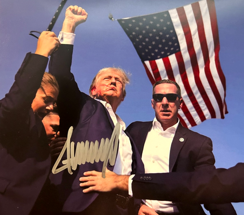 !!AMAZING!! Signed 8x10 inch PRESIDENT DONALD TRUMP Authentic Autograph ...