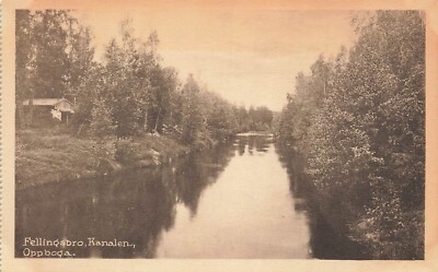 Fellingsbro Sweden~Kanalen, Oppboga~Photo POSTCARD | eBay