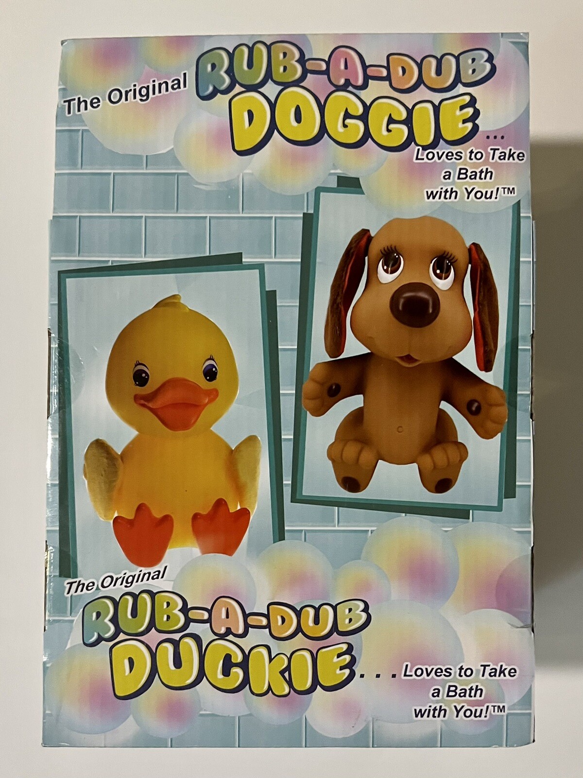 The Original Rub-a-dub Doggie - Smart Zone Tyco 2019 White Dog Brown ...