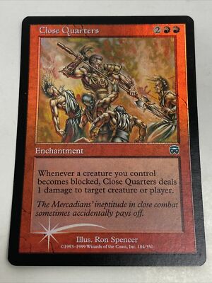 MTG FOIL Close Quarters - Mercadian Masque LP/EX | eBay