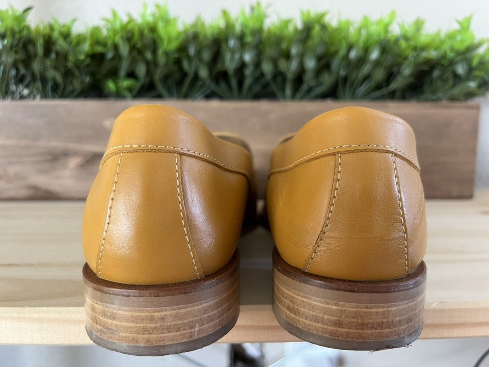Everlane The Modern Pointed Toe Flat 8M Mustard Yellow Italy | eBay