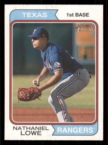 2023 Topps Heritage Nathaniel Lowe #104 Texas Rangers | eBay