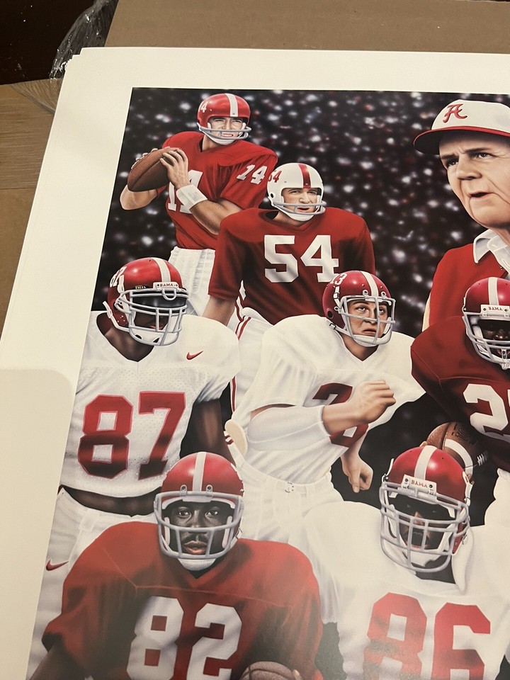 Alabama Crimson Tide Traditions 2 Legends Of Bama Football Large Print ...