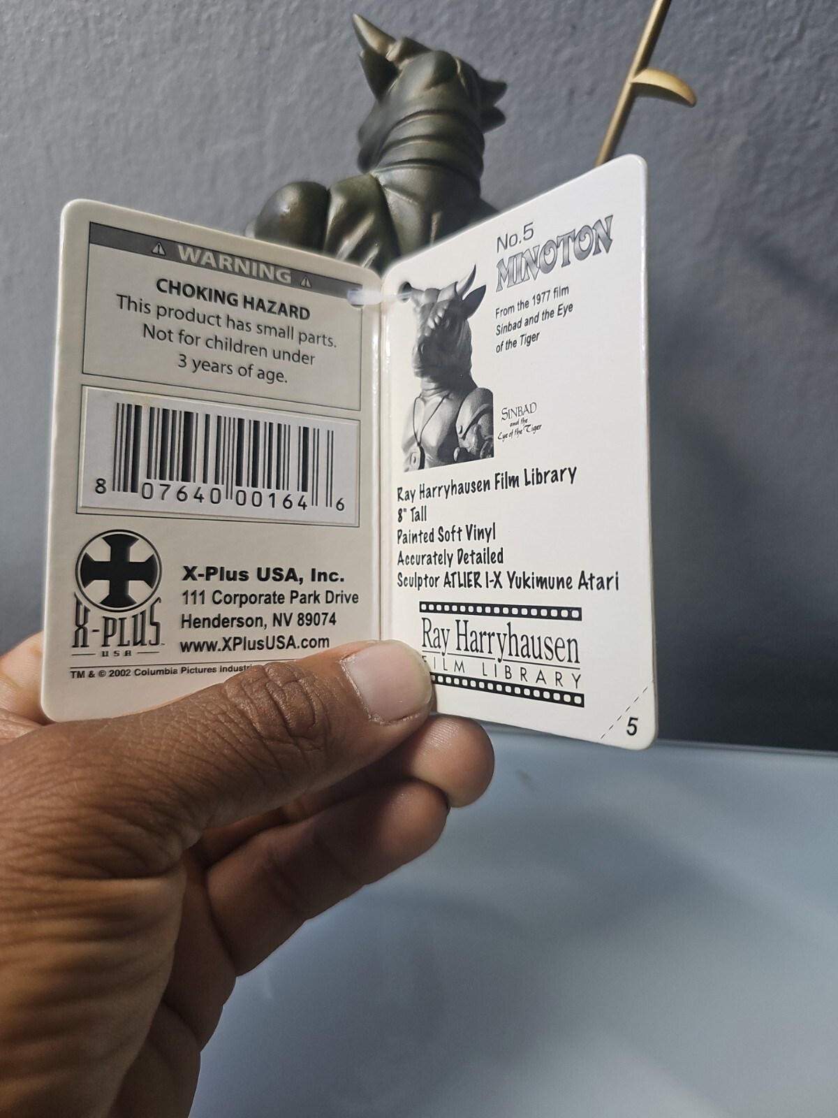 Ray Harryhausen X Plus Minoton 8" Sinbad and the Eye of the Tiger 2002 ...