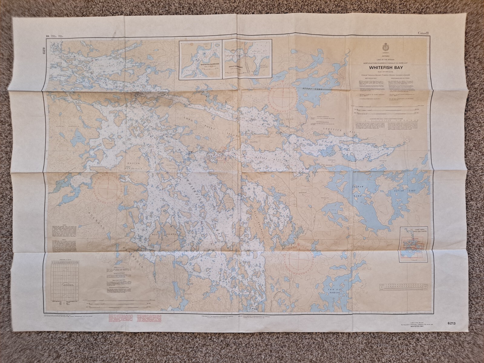 Whitefish Lake Ontario Map