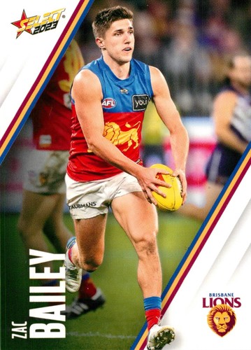 2023 BRISBANE LIONS AFL Card ZAC BAILEY Footy Stars | eBay UK