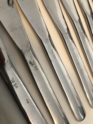 Officers Mess Set Kit Set Eight Knives Knife Cutlery Utensils WWII ...