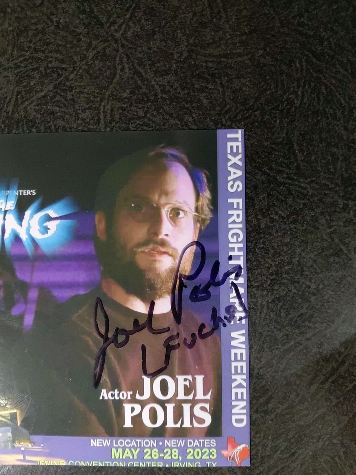 JOEL POLIS As FUCHS 2 Hand Signed Autograph 4X6 Photo S -ACTOR- THE ...