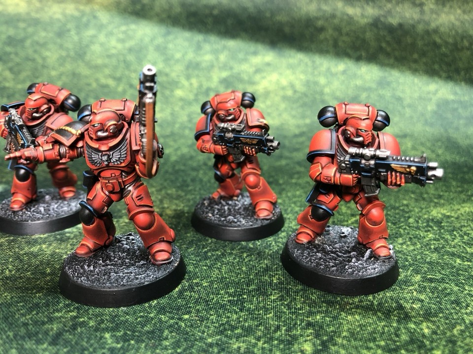 Commission Painting 5 Blood Angels Heavy Intercessors Warhammer 40k | eBay