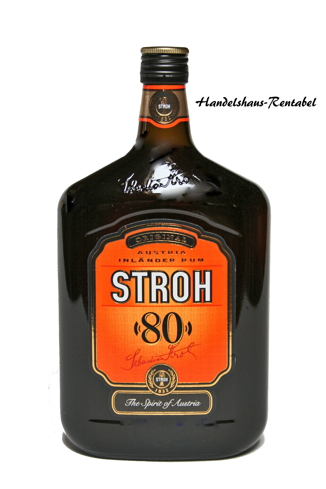 Original Inländer Stroh Rum 80 % Vol. 1 l Liter | eBay