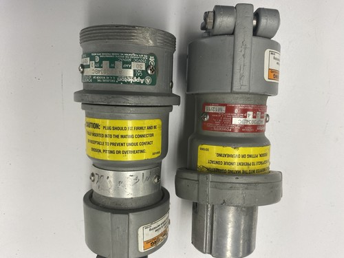 Appleton ACP3034BC & ARC3034bc Powertite Metallic Clamping Ring Plug 4p ...