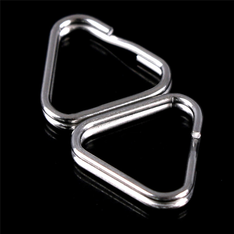 4Pcs Replacement Chrome Finish Split Ring Camera Strap Triangle Rings H ...