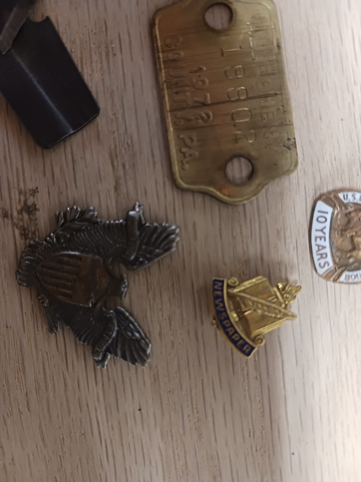 Vintage Military Pins WW2 Can Opener Kops Service Awards Old Antique ...