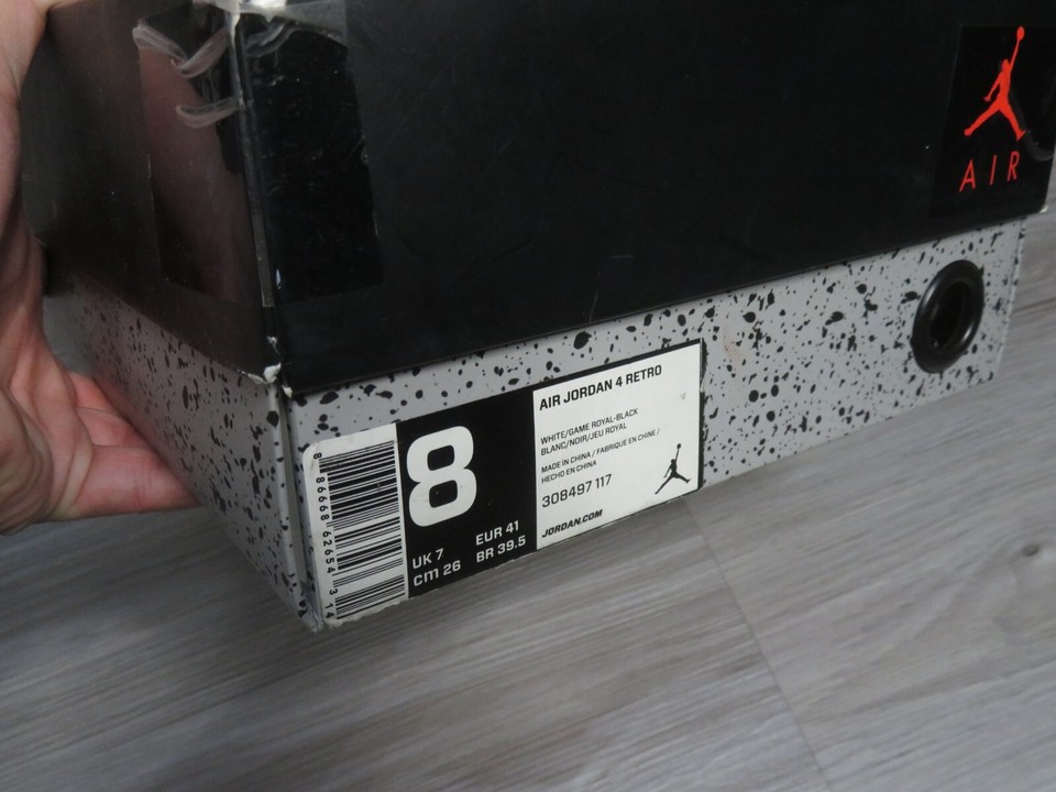 Size 8 - Jordan 4 Retro Mid Motorsports Pre Owned Size 8 Beaters With ...