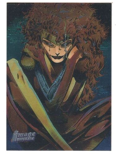 1995 Topps Image Universe Cyber Force MISERY Chromium card #70 | eBay