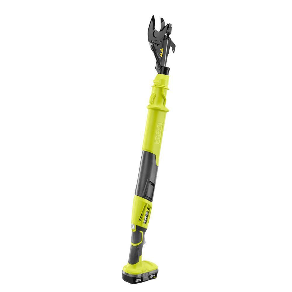 Ryobi Tree Pruner 18V Cordless Lopper 1-1/4" Cut Capacity with Battery ...
