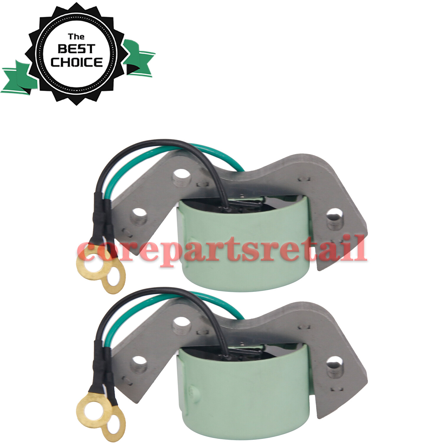For Johnson Evinrude Seahorse Fastwin 2hp-40hp 2pcs IGNITION COILS ...