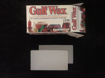 1/2 Package (8oz) Gulf Wax Household Paraffin Wax | eBay