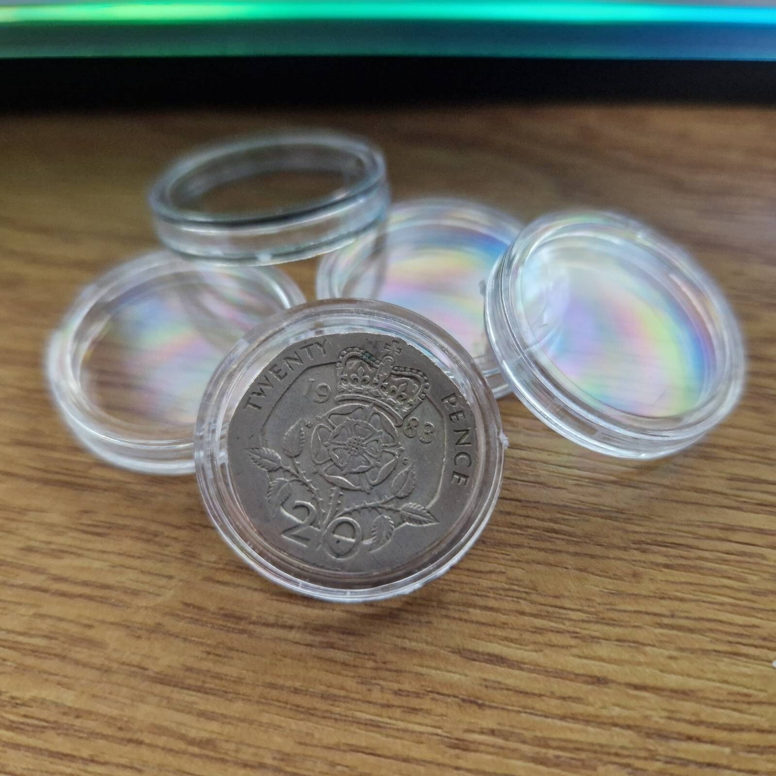 COIN CAPSULES ALL SIZES From 10mm to 60mm Capsules Holder 10 20 50 100 ...