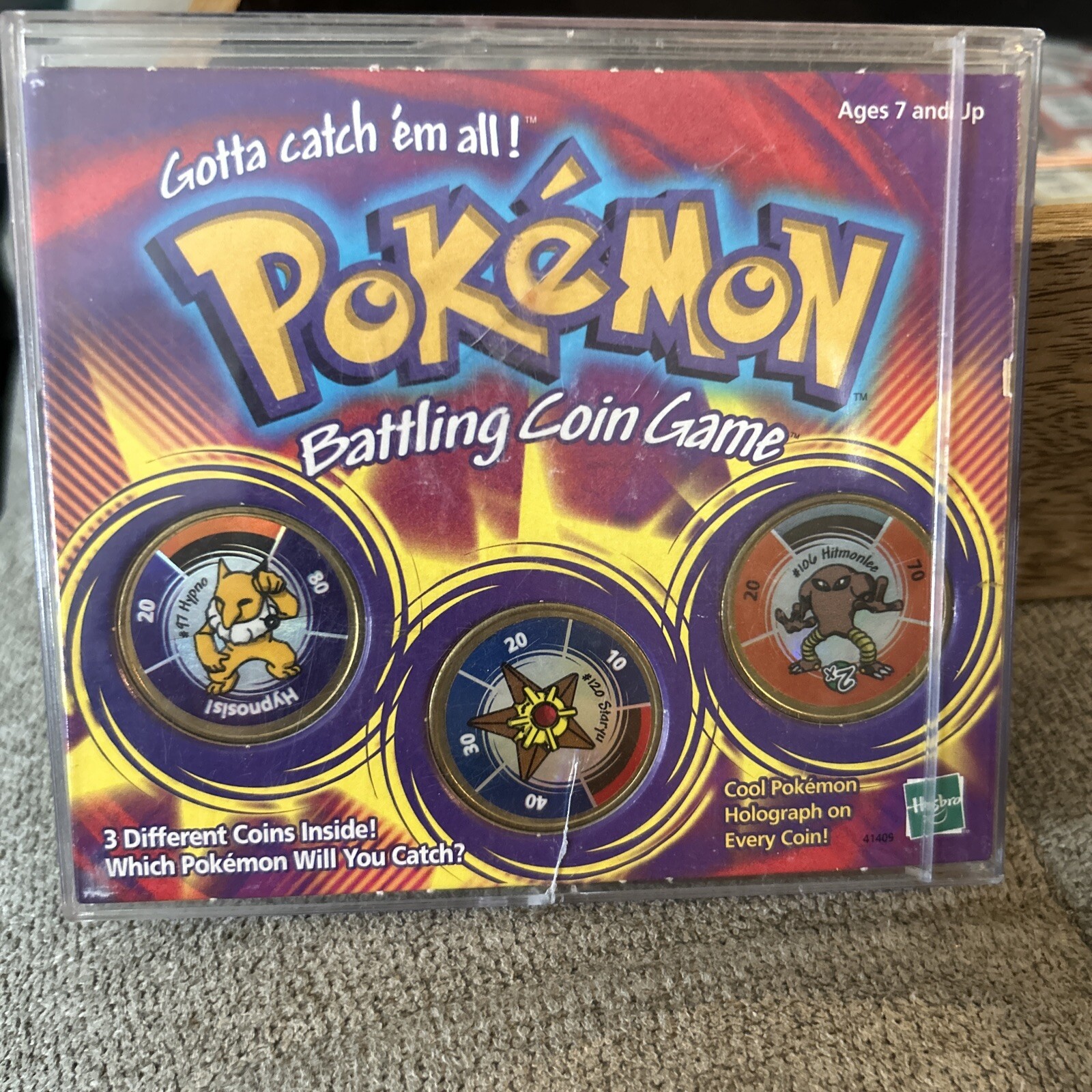Hasbro Pokemon Battling Coin Game 3 Unique Coins 1999 76930414095 | eBay