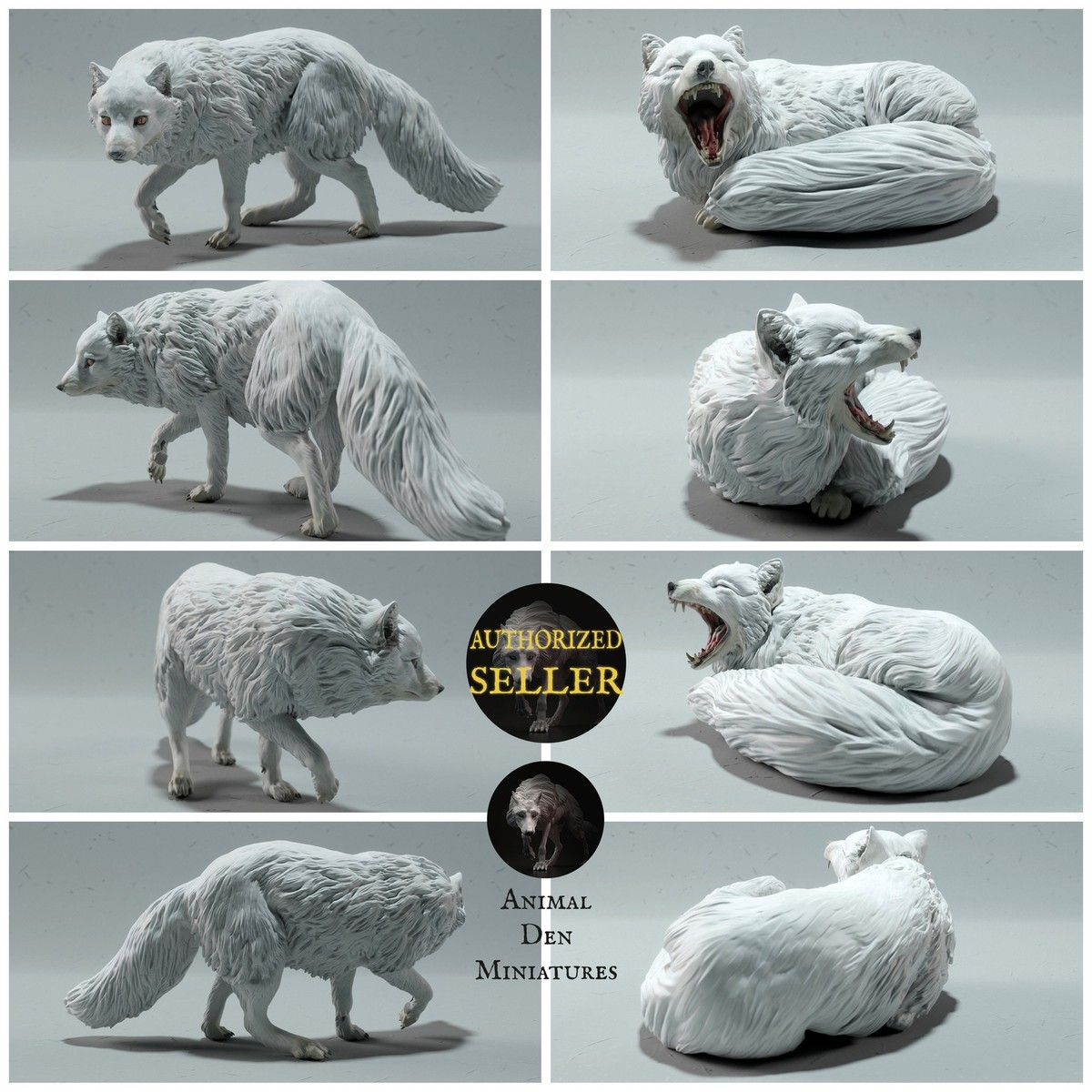 Arctic Fox Habitat Diorama