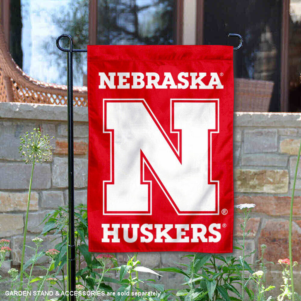 Nebraska Huskers N Logo Garden Flag and Yard Banner | eBay