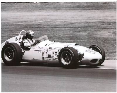 JOHNNY WHITE AJ Watson-Offy Norm Demler 4TH PLACE 1964 INDY 500 8 X 10 ...