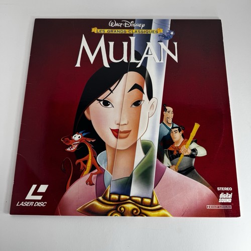 Walt Disney MULAN Eddie Murphy James Hong French Laserdisc 6-7085/22 | eBay