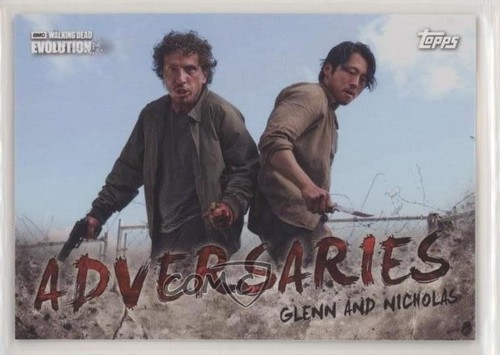 2017 Topps The Walking Dead Evolution Adversaries Glenn vs Nicholas #AD ...
