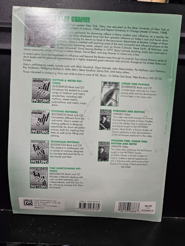 NOS Gary Chaffee Complete Set of PATTERNS BOOKS CDs - FREE Shipping ...