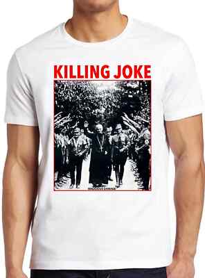 Killing Joke Malicious Damage Laugh Song Punk Rock Retro Top Tee T ...