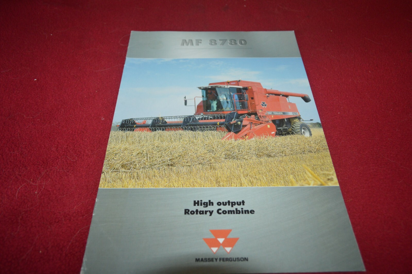 Massey Ferguson 8780 Combine Brochure FCCA | eBay