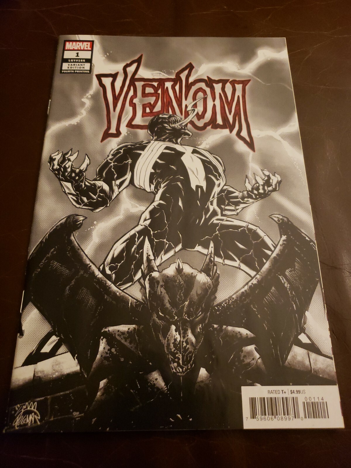 Venom #1 NM+ 4th Print 1st App of Rex Strickland 2nd Cameo App Knull ...