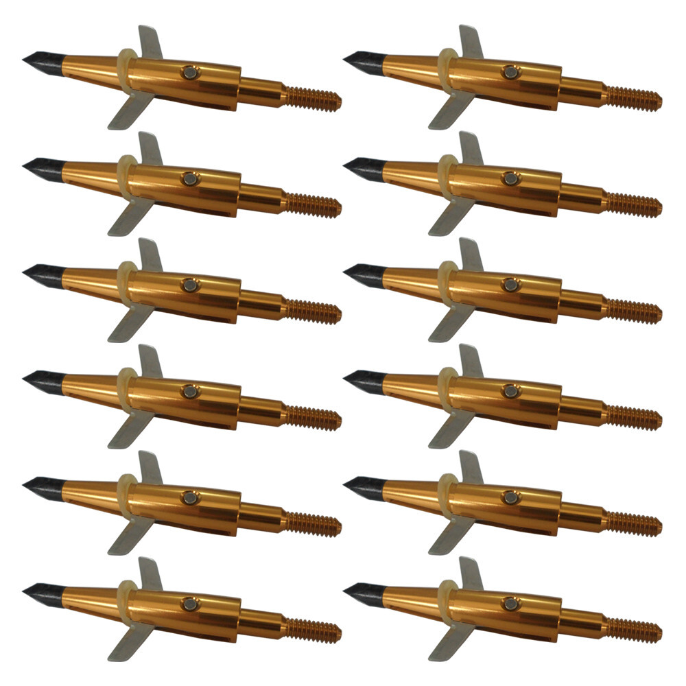 Hunting Arrow Heads 24-Pack Swhacker Style Hunting Broadheads 100 Grain ...
