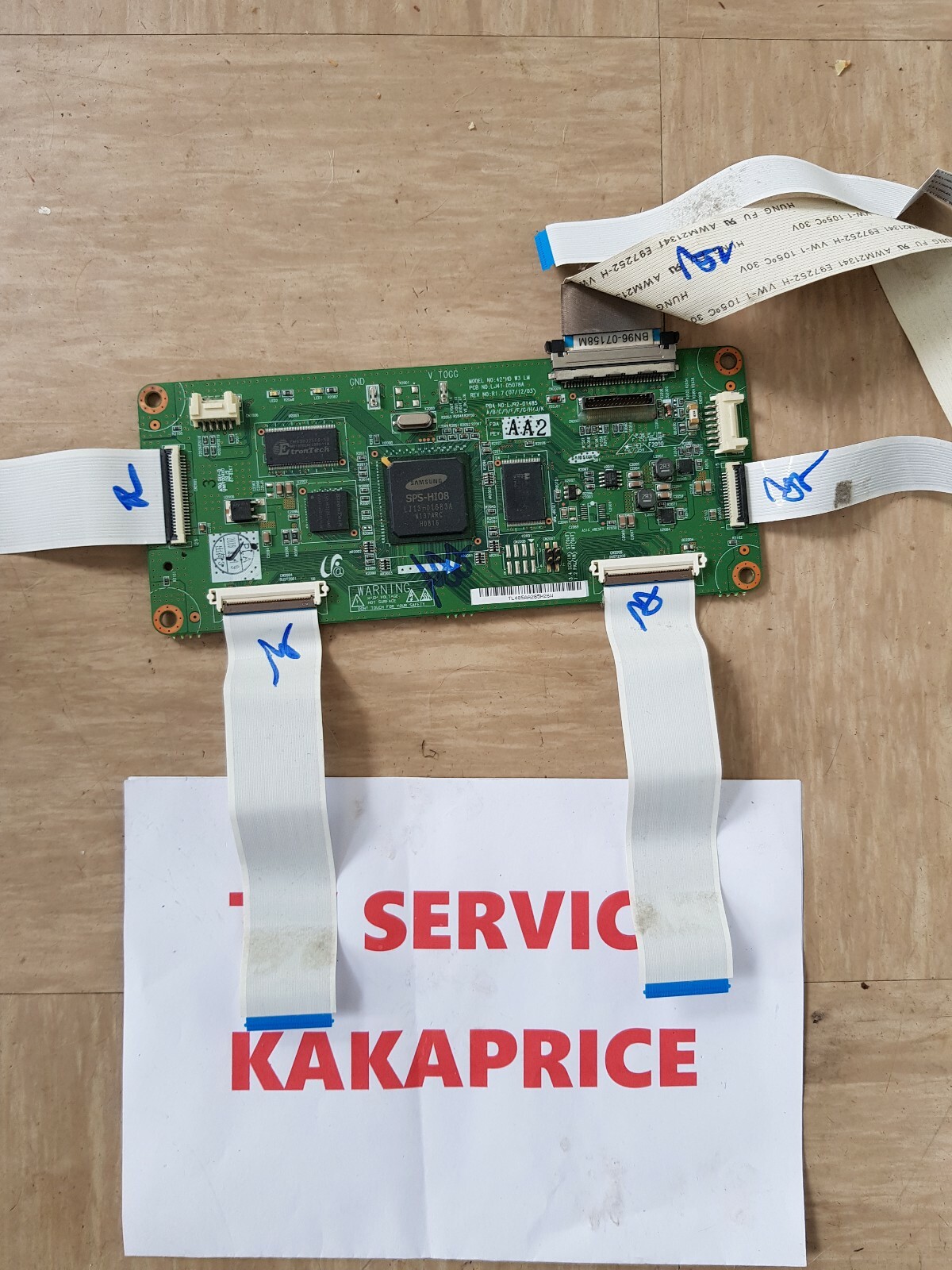 SAMSUNG PS42A457P1D XXU 42" TV TCON BOARD LJ41-05078A | eBay UK