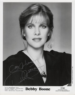 Debbie Boone - Signed B&W Photograph w/ Included News Clip + COA | eBay