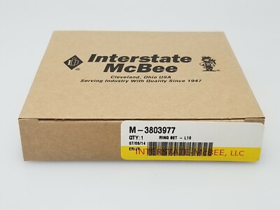Interstate McBee M-3803977 Piston Ring Set for Cummins L10, M11 Turbo ...