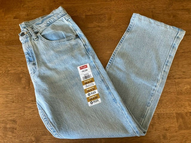 Wrangler Five Star Denim Jeans Men's 29x30 Relaxed Fit Irregular ...