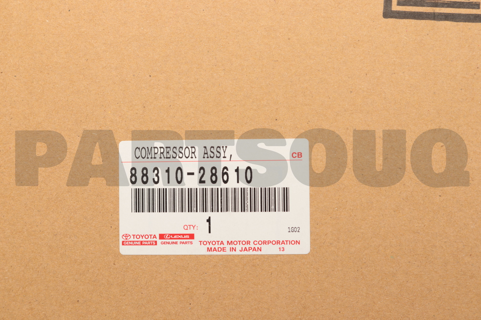 8831028610 Genuine Toyota COMPRESSOR ASSY, W/PULLEY 88310-28610 | eBay ...