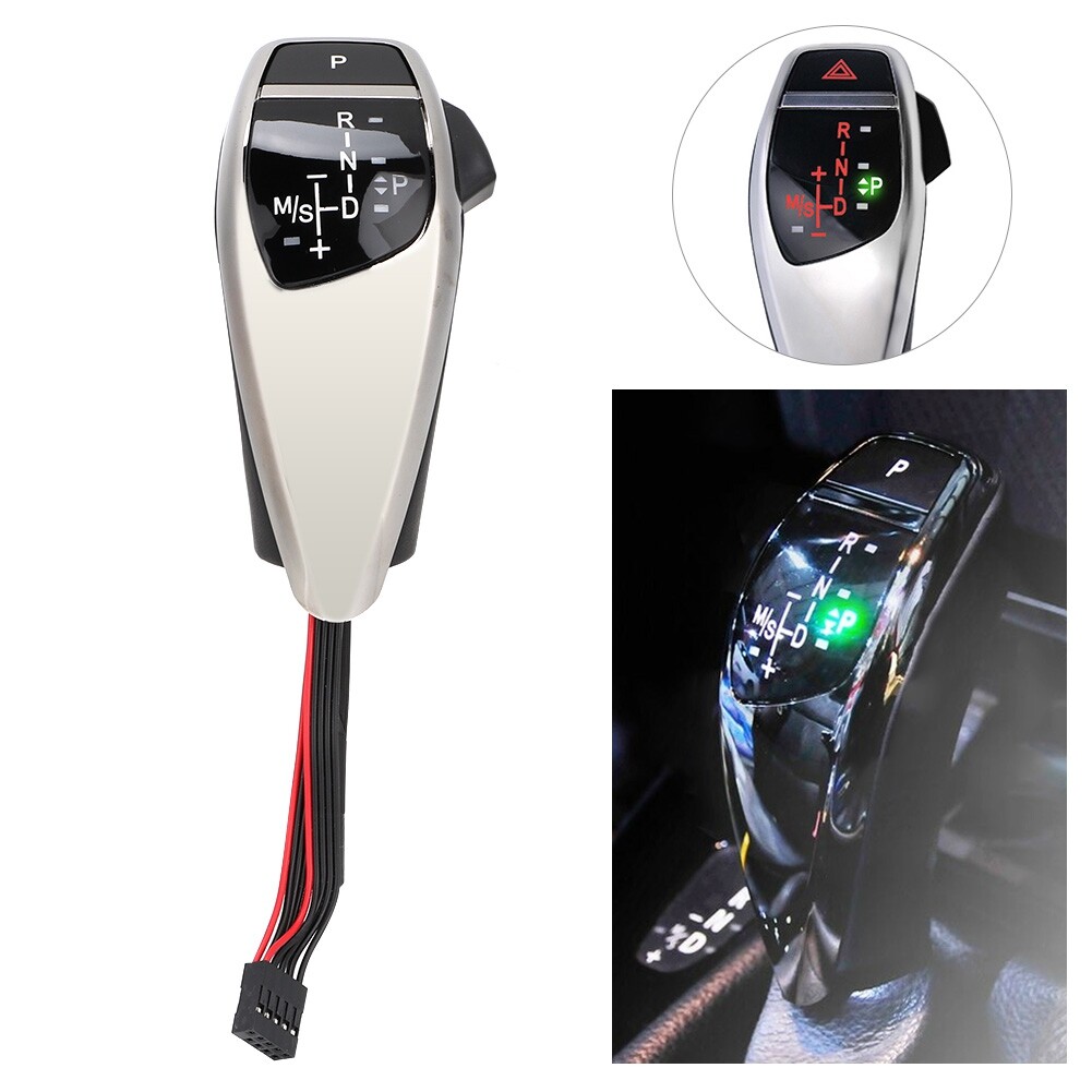 Hot Car RHD LED Shift Knob Modified Automatic Gear Shifter Lever Fits ...