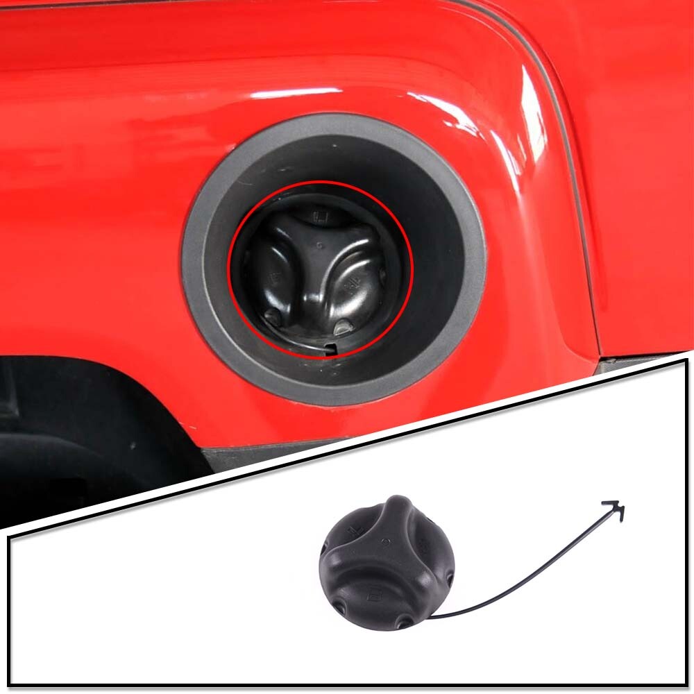 Black Fuel Tank Cap Cover Oil Filler Gas Cap Accessories For Hummer H2 ...