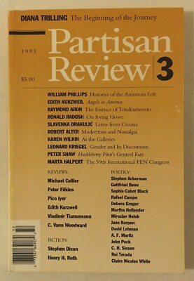Partisan Review Summer 1993, Volume LX No. 3 - Boston University ...