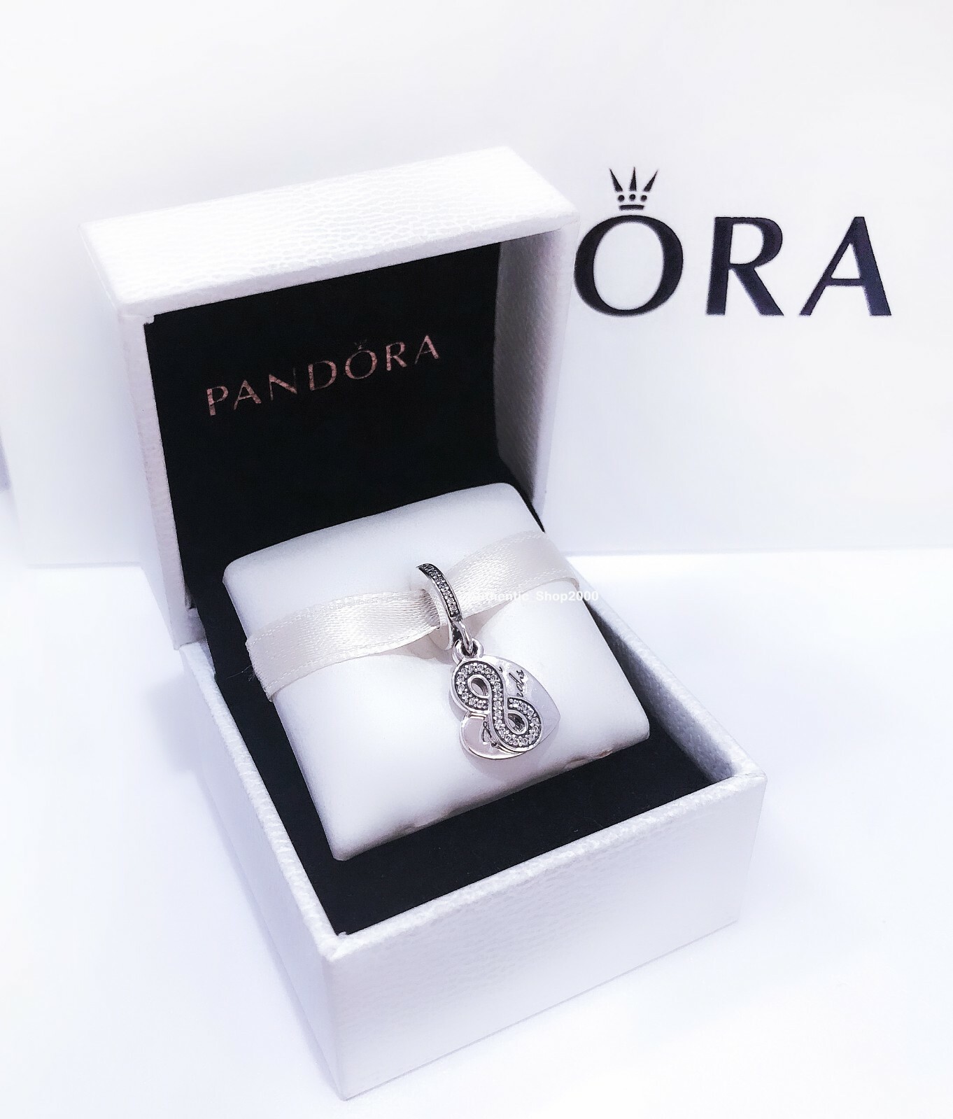 NEW Authentic PANDORA 925 Silver Forever Friends Dangle Charm Pendant ...