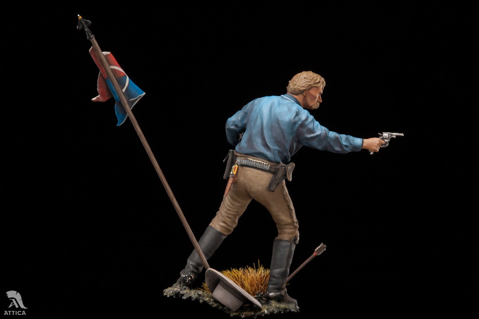 George Custer - Battle of Little Bighorn Painted Tin Toy Soldier Pre ...