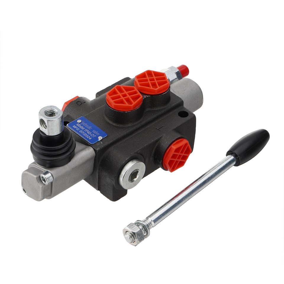 Hydraulic Flow Control Valve Kit 1 Spool Double Acting with Adjustable ...
