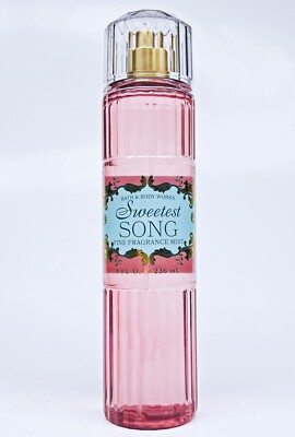 1 Bath & Body Works SWEETEST SONG Fragrance Mist Body Spray 8 oz | eBay