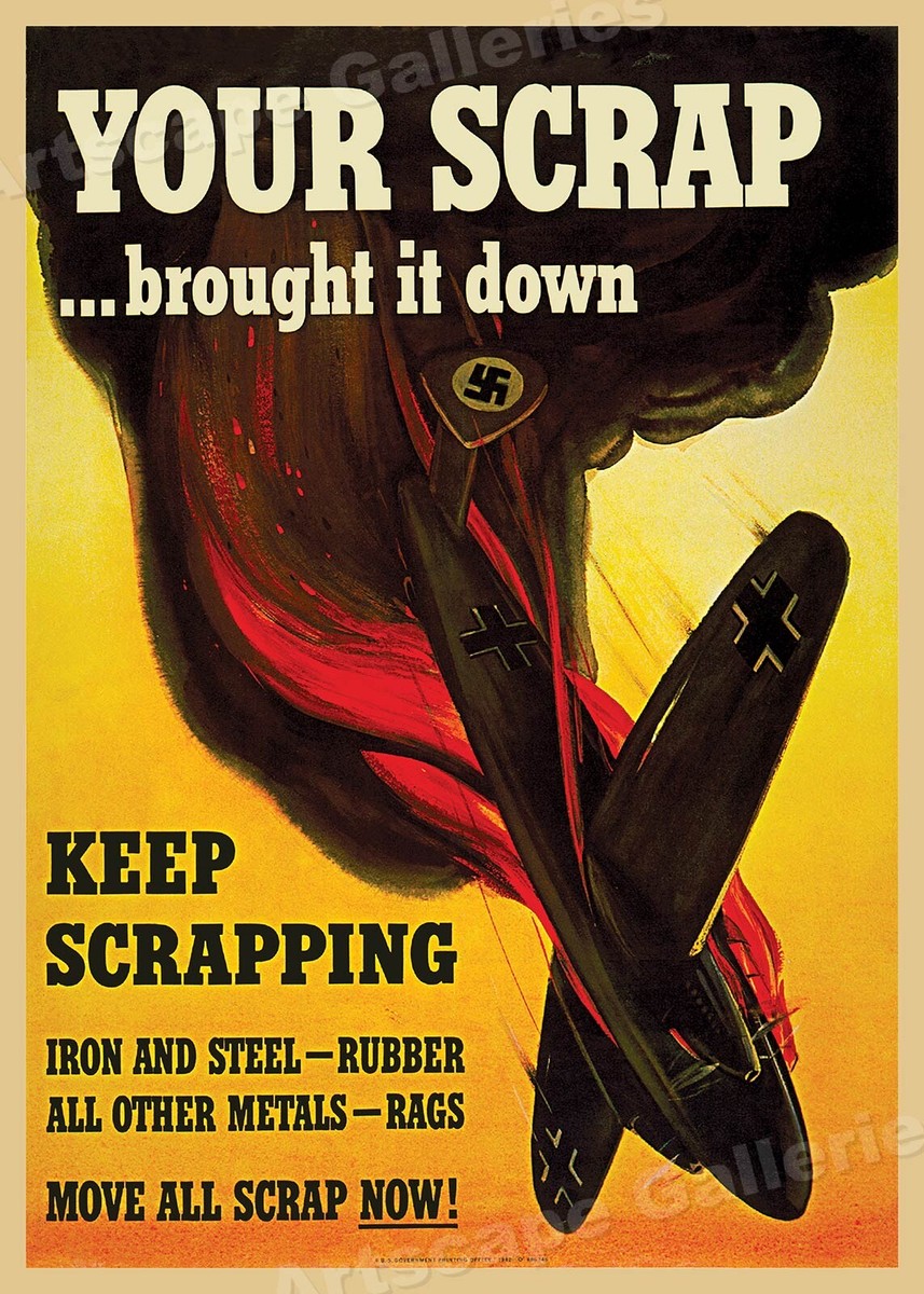Scrap Metal Recycling Posters