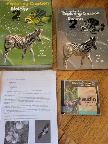 Apologia Exploring Creation Biology (2nd Ed) Textbook, Solutions, Tests ...