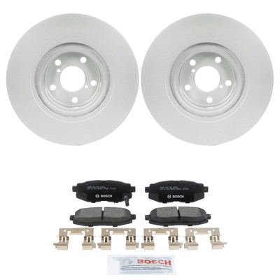 Bosch QuietCast Rear Rotors & Ceramic Disc Brake Pad Kit For 86 BRZ FR ...